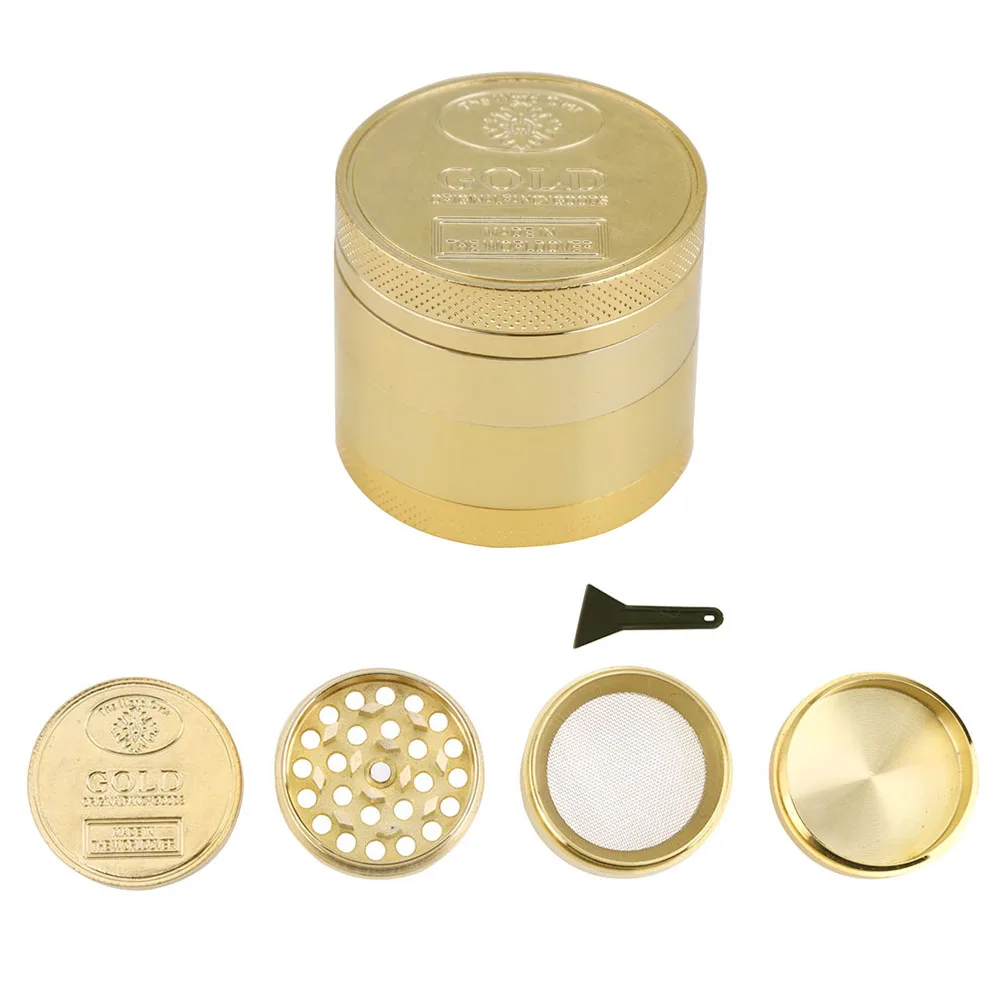4-layer 40mm Herb Tobacco Weed Grinder Manual Hand Grass Spice Herb ...