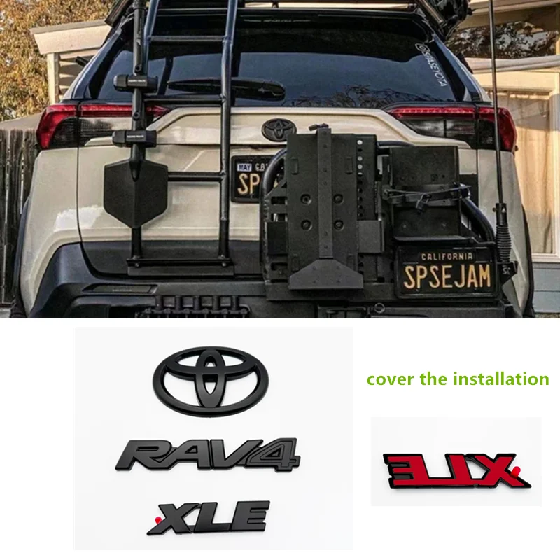 3PCS-for-Toyota-RAV4-09-24-modified-3D-covered-car-logo-sticker-trunk ...
