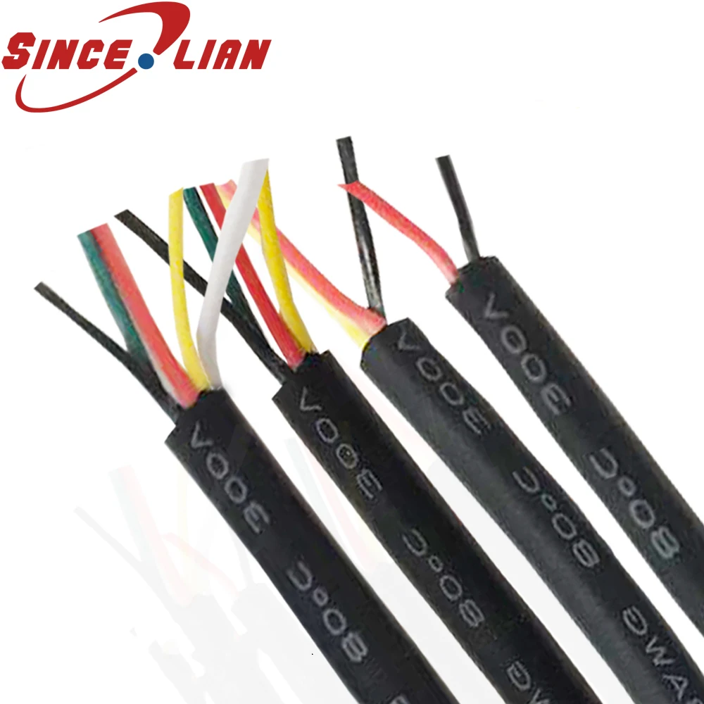 UL2464 2C/3C/4C/5C/6C/7C/8C/9C/10 Core 24AWG multi core ทองแดงลวด Audio ...