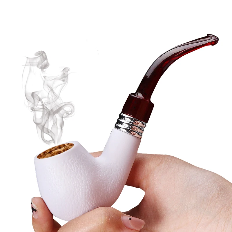 Durable Classic White Smoking Pipe Meerschaum Durable Tobacco ...