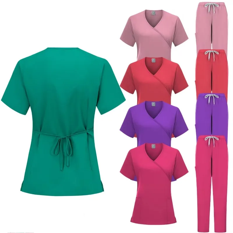 New Scrubs Set Medical Uniforms Uniform Doctor Surgery Overalls Beauty ...