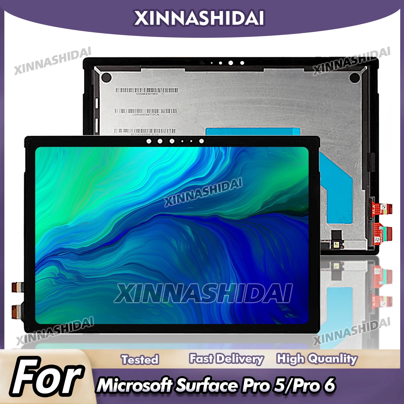 Tested For Microsoft Surface Pro 5 Pro 6 1796 LCD Display Touch Screen ...