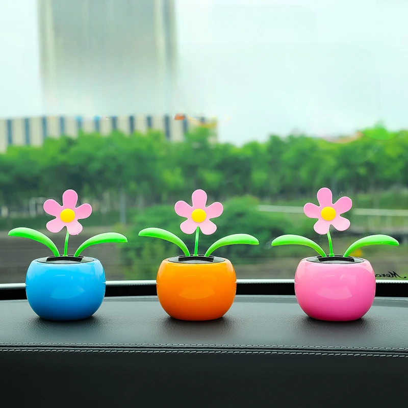 1-Pc-Solar-Powered-Dancing-Flower-Car-Dashboard-Ornaments-Swinging-Toy ...