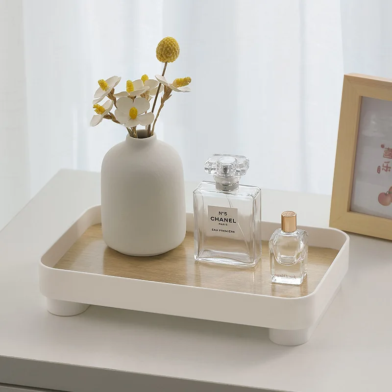 Wooden Desktop Storage Tray Perfume Aromatherapy Dressing Table ...