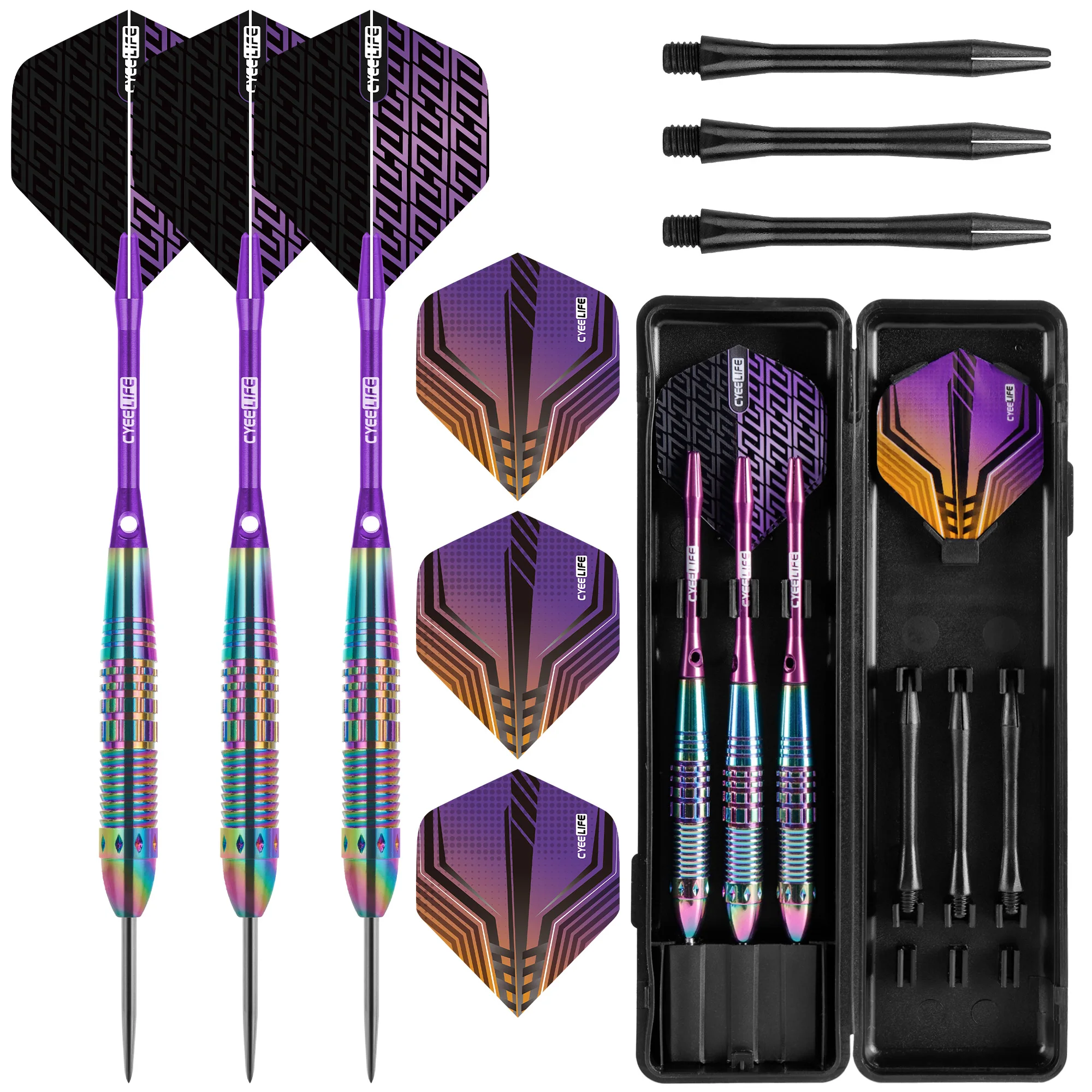 Cyeelife 25g Colorful Copper Steel Tip Darts - Professional Heavy Duty ...