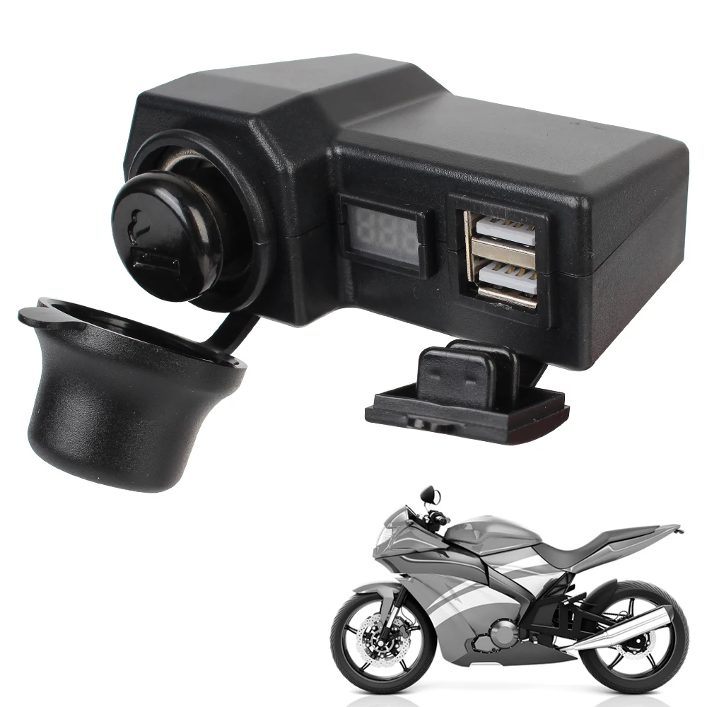24V-12V-Motorcycle-USB-Chargers-3-0-Socket-Adapter-Cigar-Lighter-Switch ...