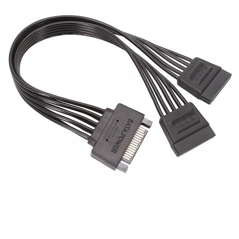 ATX-SATA-15pin-Male-To-2-Port-Female-Splitter-HDD-SSD-Cable-Hard-Drive ...