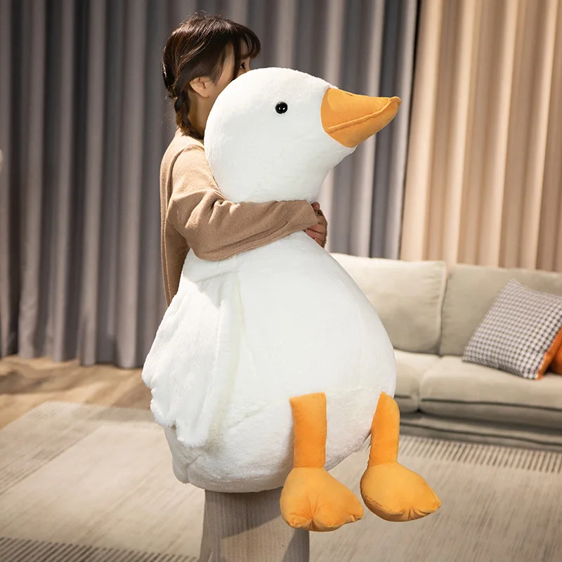 Fluffy-Duck-Plush-Toy-Animal-Cartoon-Yellow-Duck-Doll-Fatty-Goose ...