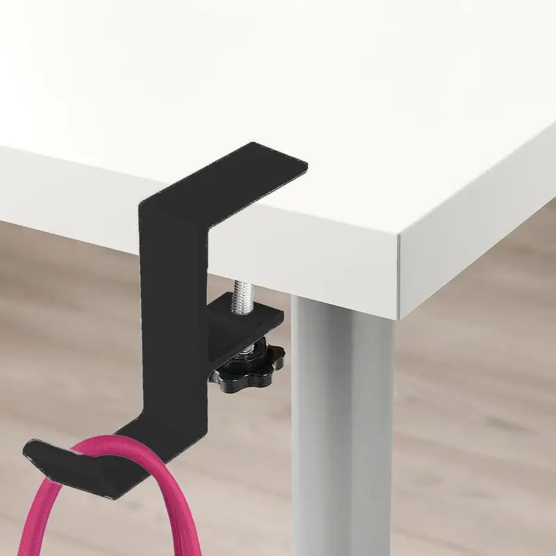 Desk-Hook-For-Bag-Strong-Aluminum-Alloy-Headset-Hanger-Backpack-Hook ...