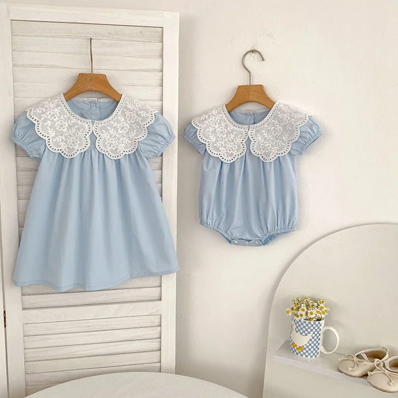 New Sister Matching Outfit Princess Dress Toddler Baby Girls Petal ...