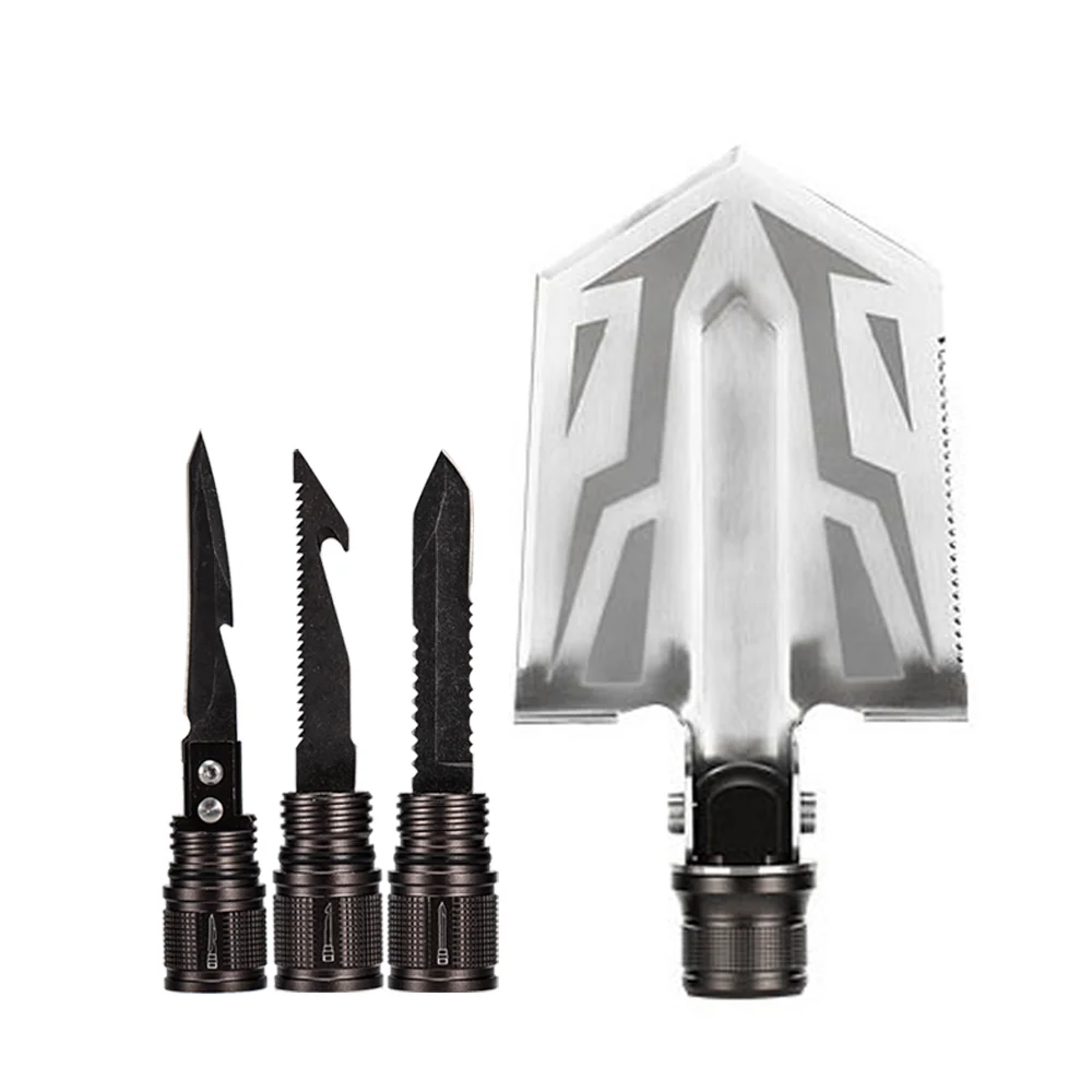 DIY-Component-Harpoon-Walking-Stick-Self-Defense-Stick-Shovel-Head ...