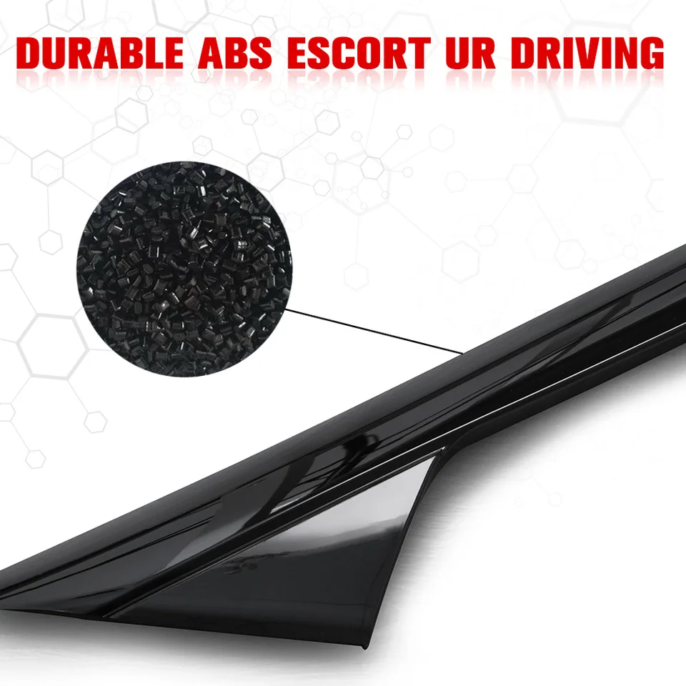 Window Molding 1 Pair Windshield A-Pillar Trim Moulding Fit For Ford ...