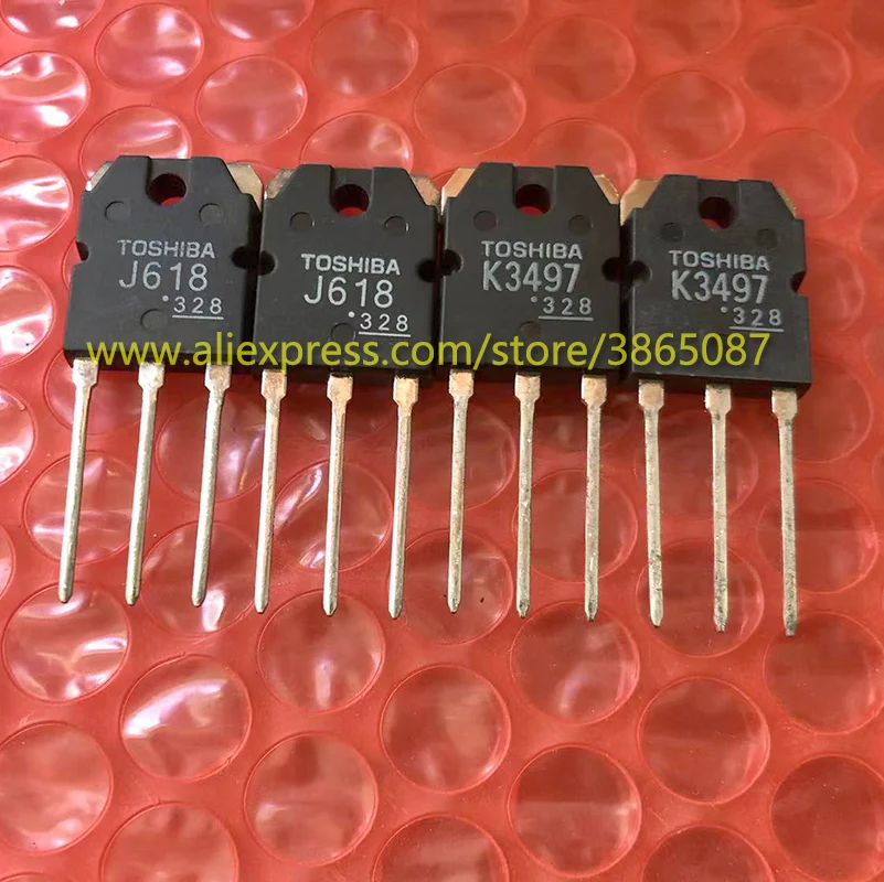 1PAIR-1PCS-K3497-AND-1PCS-J618-TO-3P-2SK3497-2SJ618-POWER-MOSFET ...