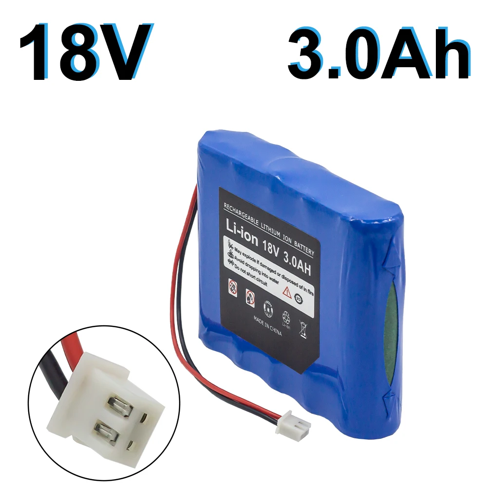 5S1P 18V lithium battery pack 3000mAh large capacity 18650 battery ...