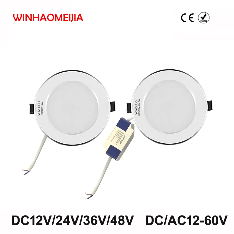 Low voltage Led downlight DC12V 24V 36V Led Panel Light AC12V 60V Led ...
