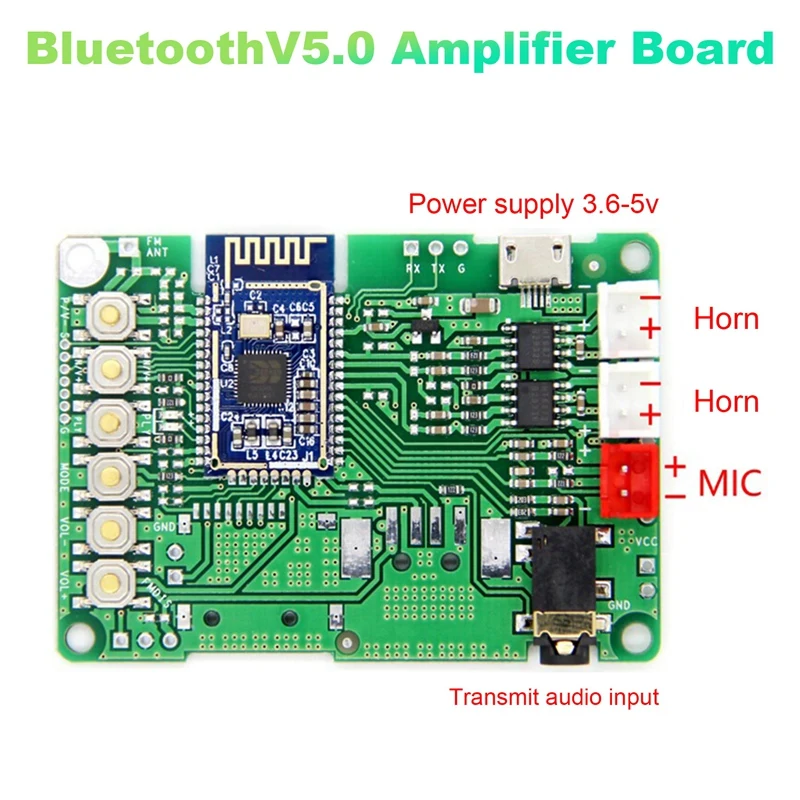 Placa-amplificadora-Bluetooth-V5-0-Transmisor-est-reo-BK3266-m-dulo ...