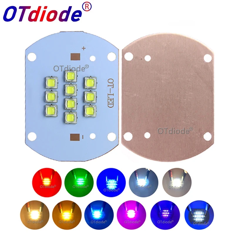 LED 100W XLM XML2 SMD5050 Led Emitter Light Beads High Power 100W Warm ...