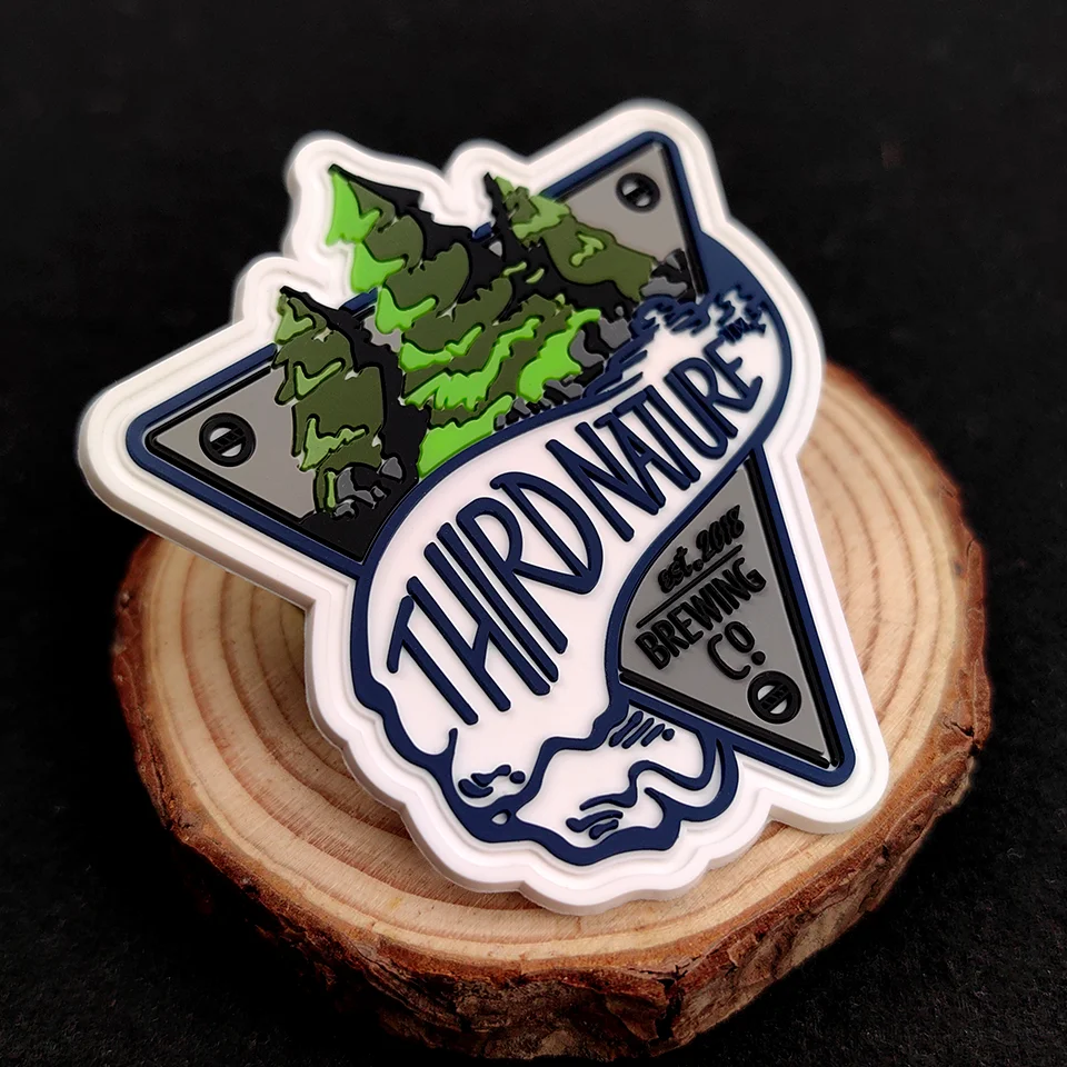 Free-Design-Custom-LOGO-Embossed-Rubber-PVC-Silicon-Patches-Sew-on ...