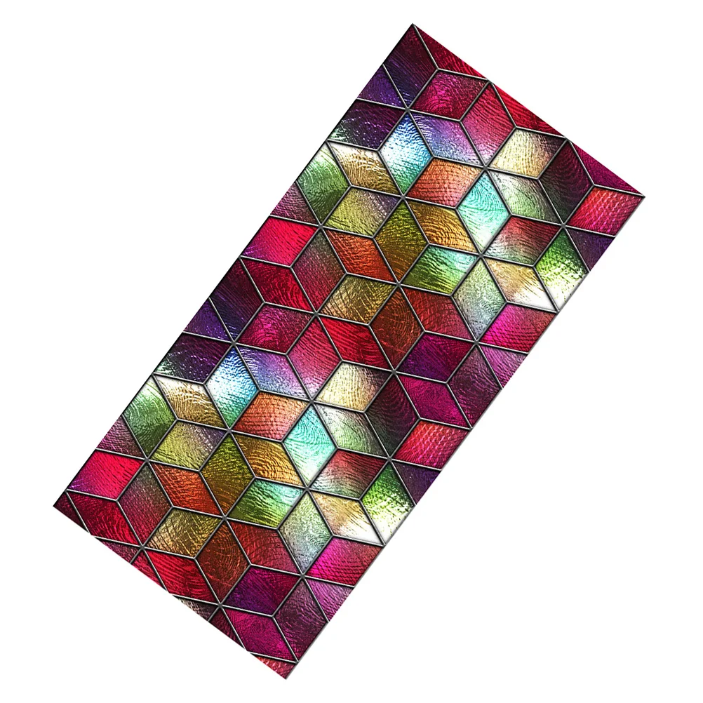 Cellophane-Beige-Curtains-Static-Window-Cling-Home-Decoration ...