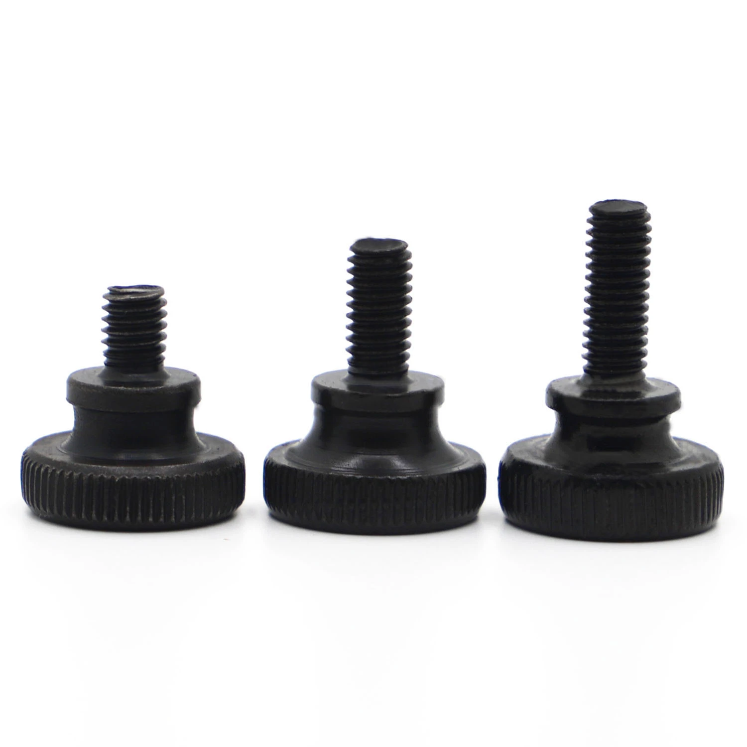 GB834 DIN464 Black Carbon Steel Knurling Head Knurled Thumb Screw Hand ...