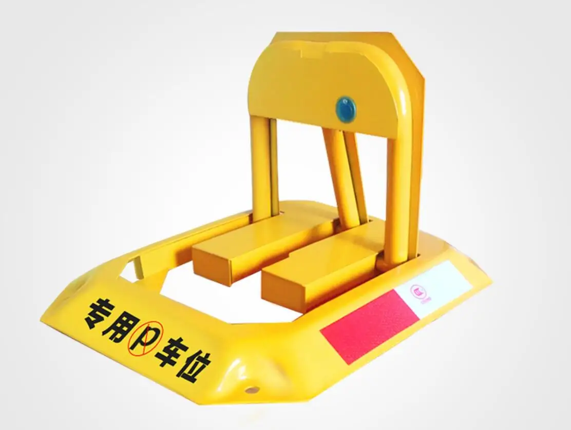 Fold Down Vehicle Security Car Parking Lock Safety Barrier Reflective ...