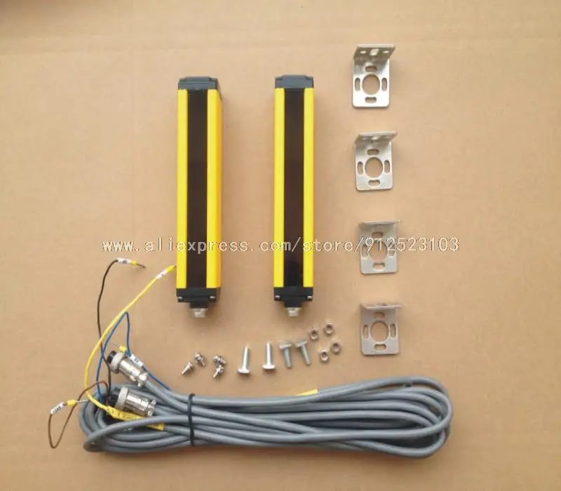 transistor-PNP-normally-closed-4-beams-40MM-light-curtain-safety ...