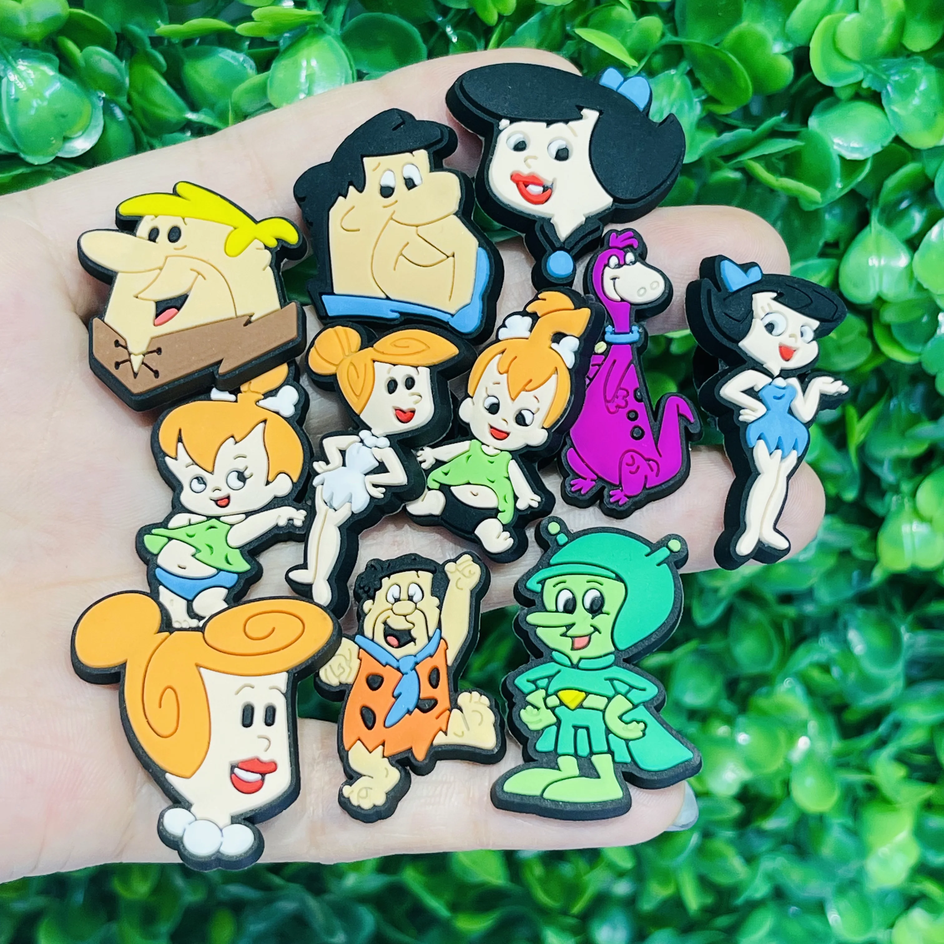 11pcs-set-Primitive-Man-Cartoon-Shoe-Charms-PVC-DIY-Shoes-Decoration ...