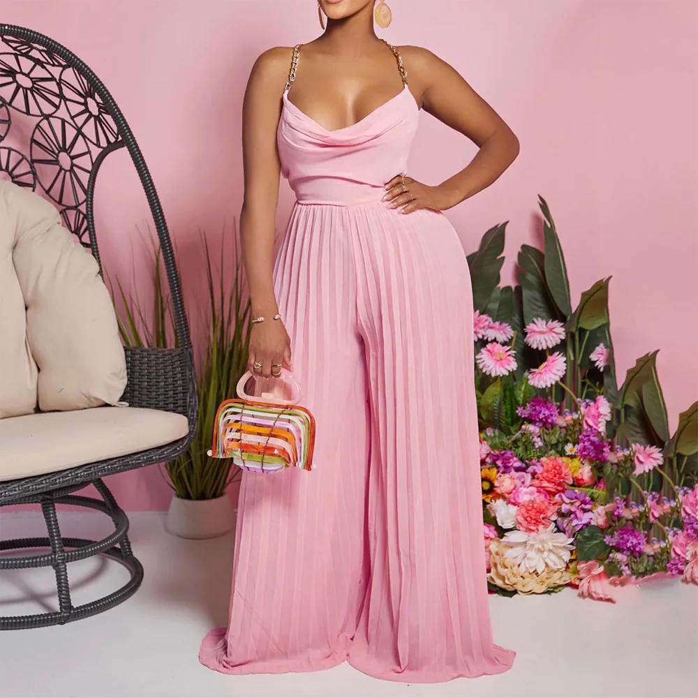 Elegant-Jumpsuits-Rompers-for-Women-Halter-Backless-High-Waisted ...