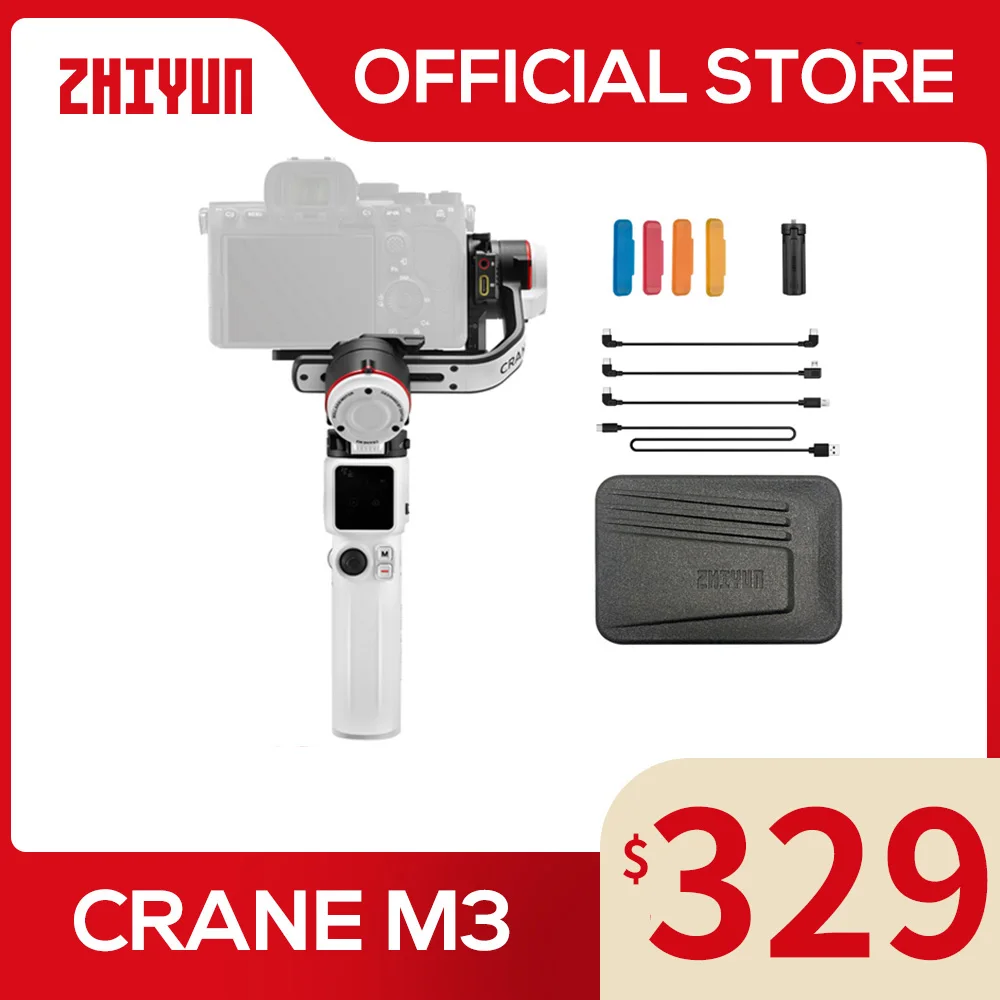 Zhiyun – Crane M3 Stabilisateur De Caméra À Cardan Sans Miroir, Tenu À ...