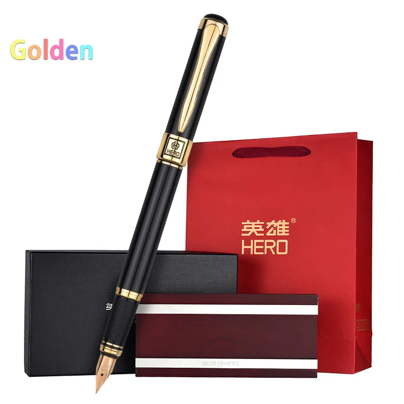 Hero-14K-Fountain-Pen-with-Gold-Nib-1117-Gift-Pen-Men-s-and-Women-s ...