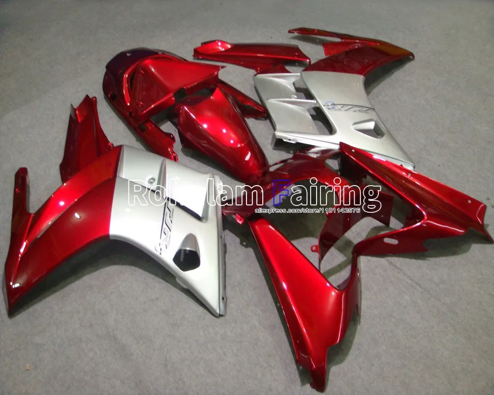 Silver Red Cowling For Yamaha Fjr1300 2002 2003 2004 2005 2006 Fjr 1300 ...