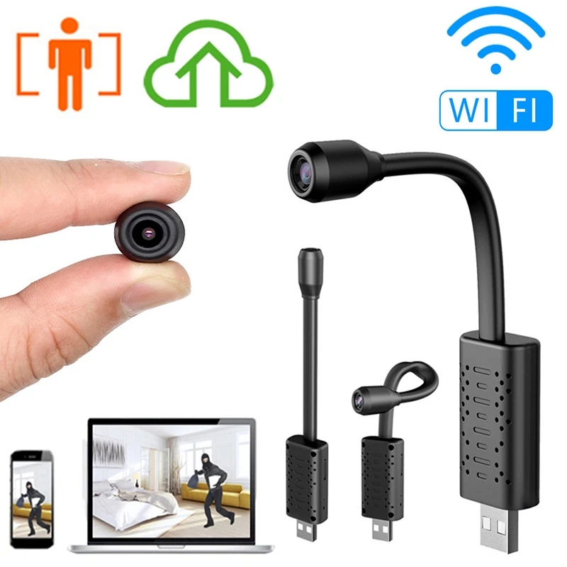Wireless Wifi Mini Camera Hd Loop Recording Security Protection Camera ...