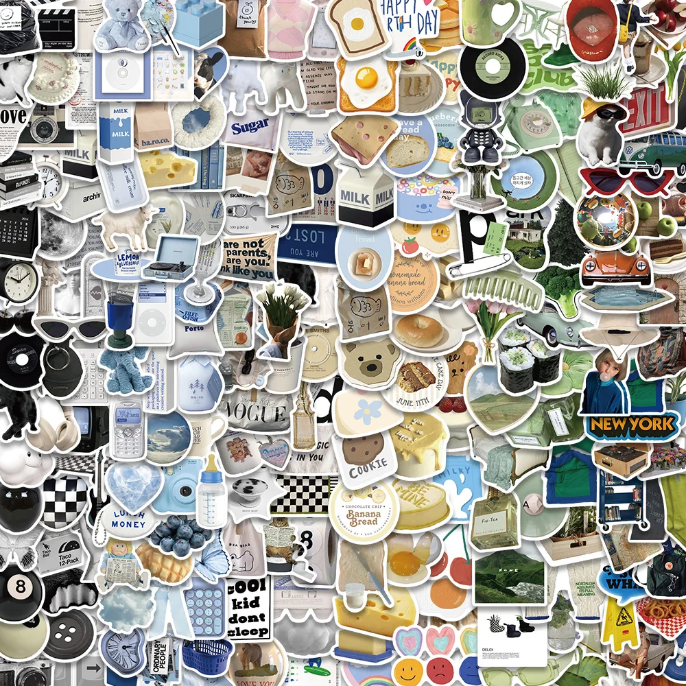 Modern-Fashion-Ins-Style-Stickers-Aesthetic-Simple-DIY-Graffiti-Decals ...