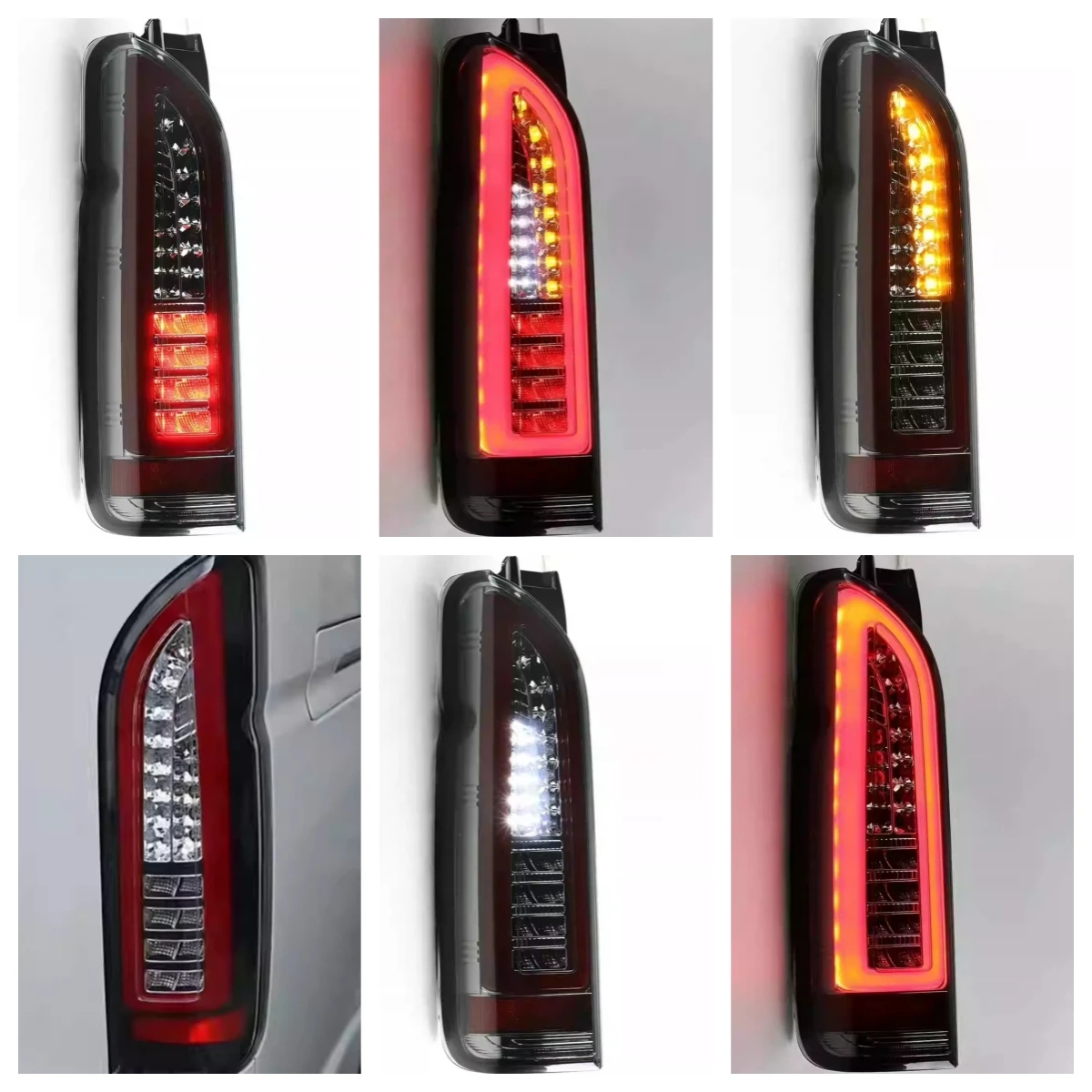 Taillight-Assembly-for-Toyota-Hiace-2014-Convert-LED-Rear-Brake-Lamp ...