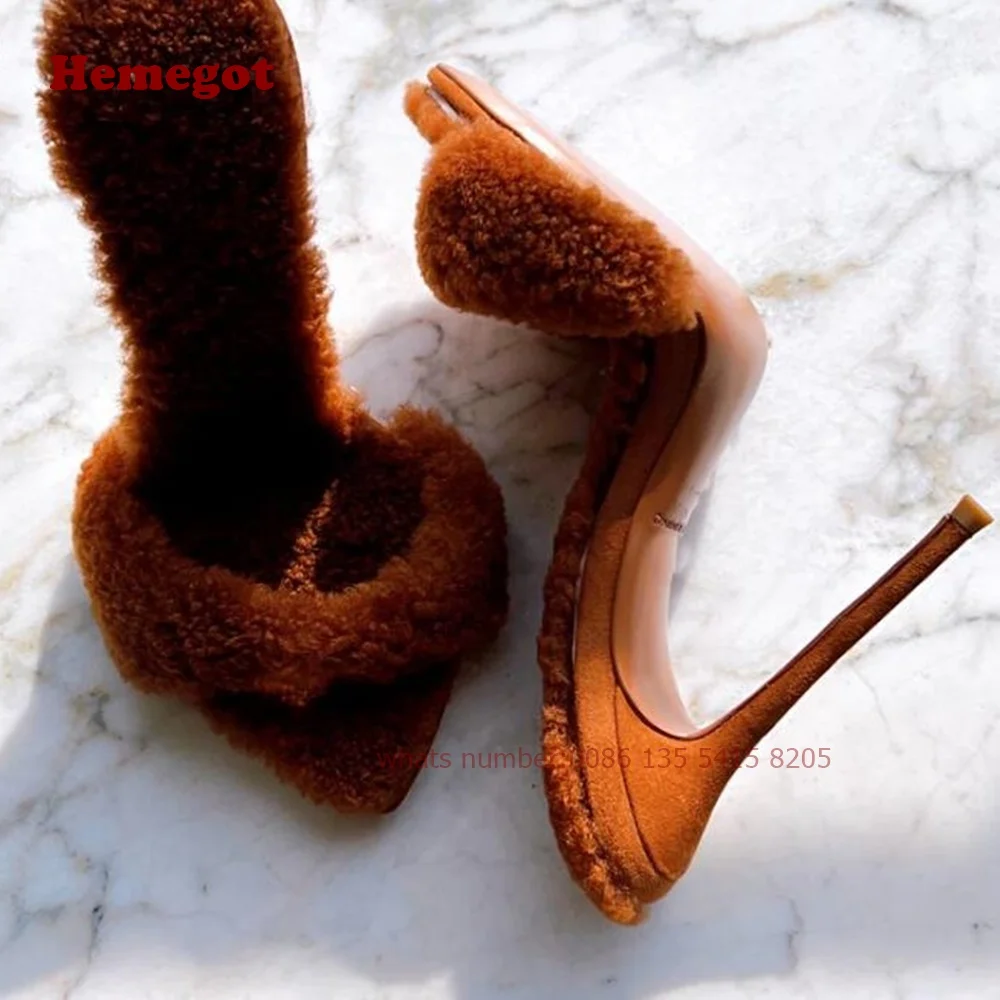 Suede-Shearling-Mules-Brown-Pointy-Toe-Stiletto-Slip-On-Women-s ...