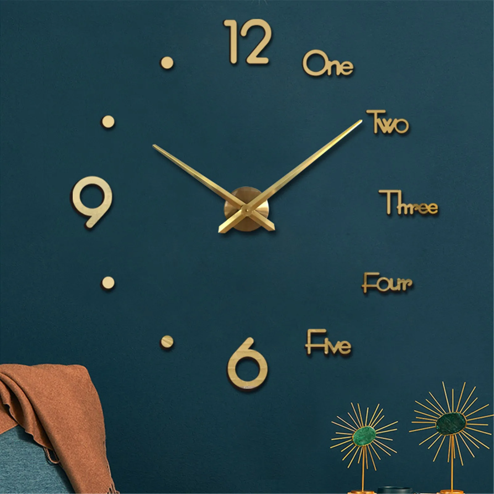 Function Acrylic Minimalist Wall Clock Modern Diy Wall Clock 3d ...