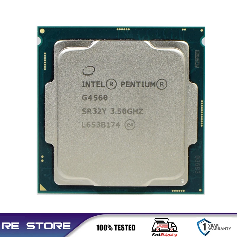 중고 인텔 펜티엄 G4560 프로세서, 3MB 캐시, 3.50GHz LGA 1151 듀얼 코어 데스크탑 PC CPU|intel pentium|pc cpudual core ...