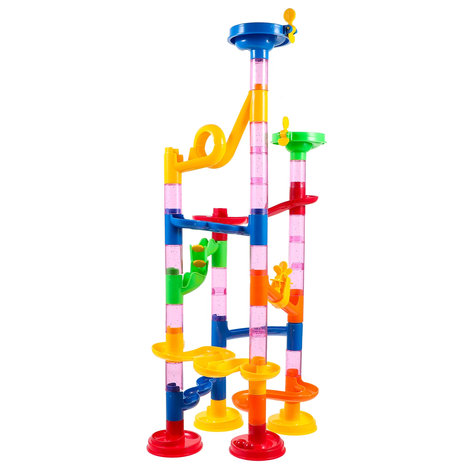 50pcs-DIY-Assembled-Ball-Track-Blocks-Creative-Children-Educational ...