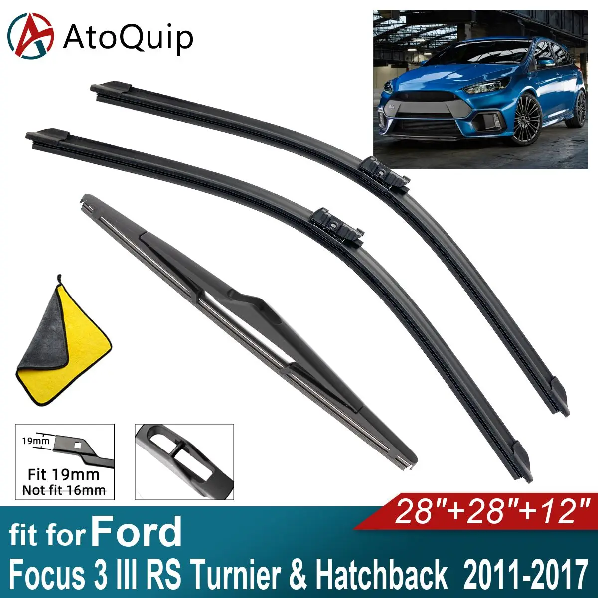 Car-Windshield-Wiper-Blades-Fit-For-Ford-Focus-3-III-RS-Turnier ...