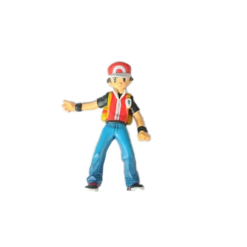 Takara Tomy Anime Pokemon Toy Figures 5cm Ash Ketchum Pvc War Chess ...