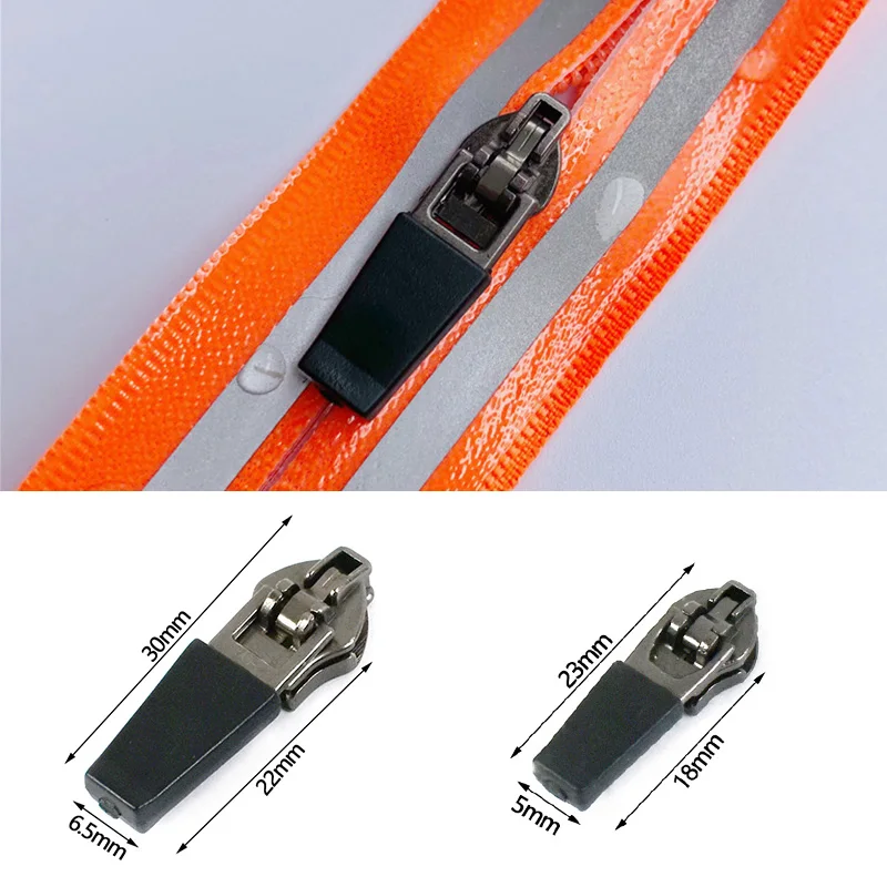 10Pcs-3-5-Anti-loading-Waterproof-Zipper-Slider-Head-Reverse ...