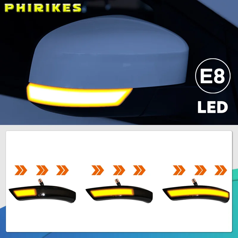 Dynamic Turn Signal Light LED Side Wing Rearview Mirror Indicator ...