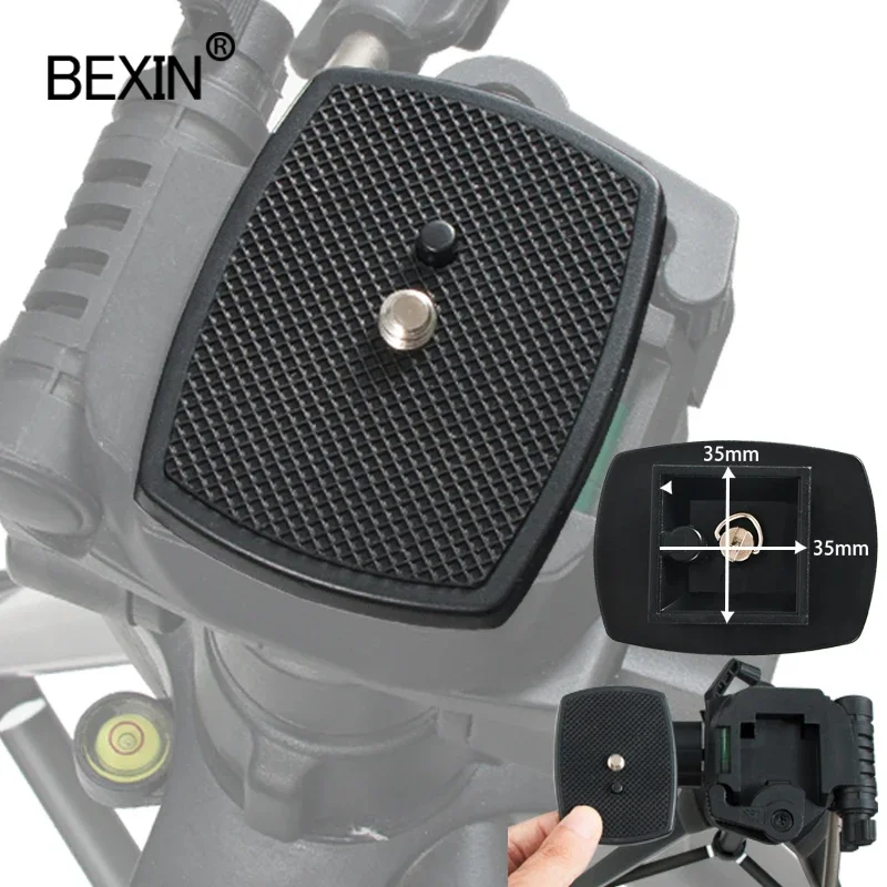Dslr Camera Plastic Adapter Mount Camera Tripod Head Quick Release ...