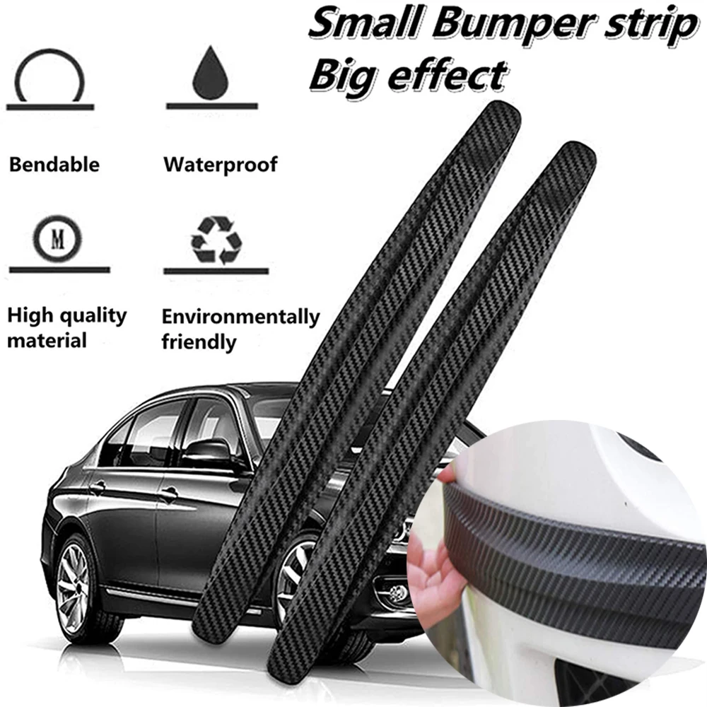 2Pcs-Car-Bumper-Protector-Strip-Guard-Corner-Protection-Strips-Anti ...