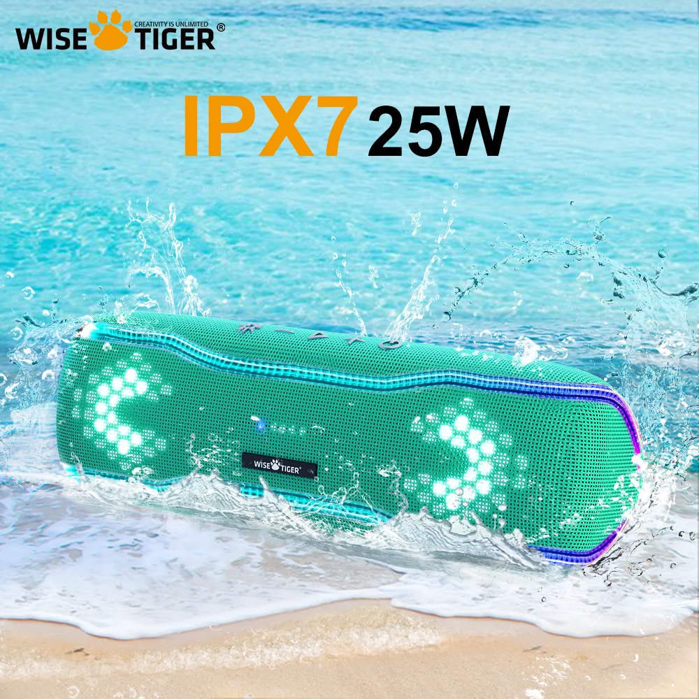 Bluetooth Speaker | IPX7 Outdoor Waterproof Portable Bluetooth Speaker Wise Tiger on Aliexpress