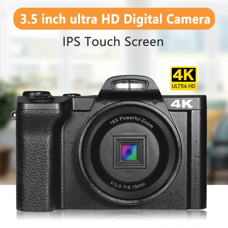 4K Digitale Camera Fhd 48mp Video Camera Camcorder 16x Digitale Zoom ...