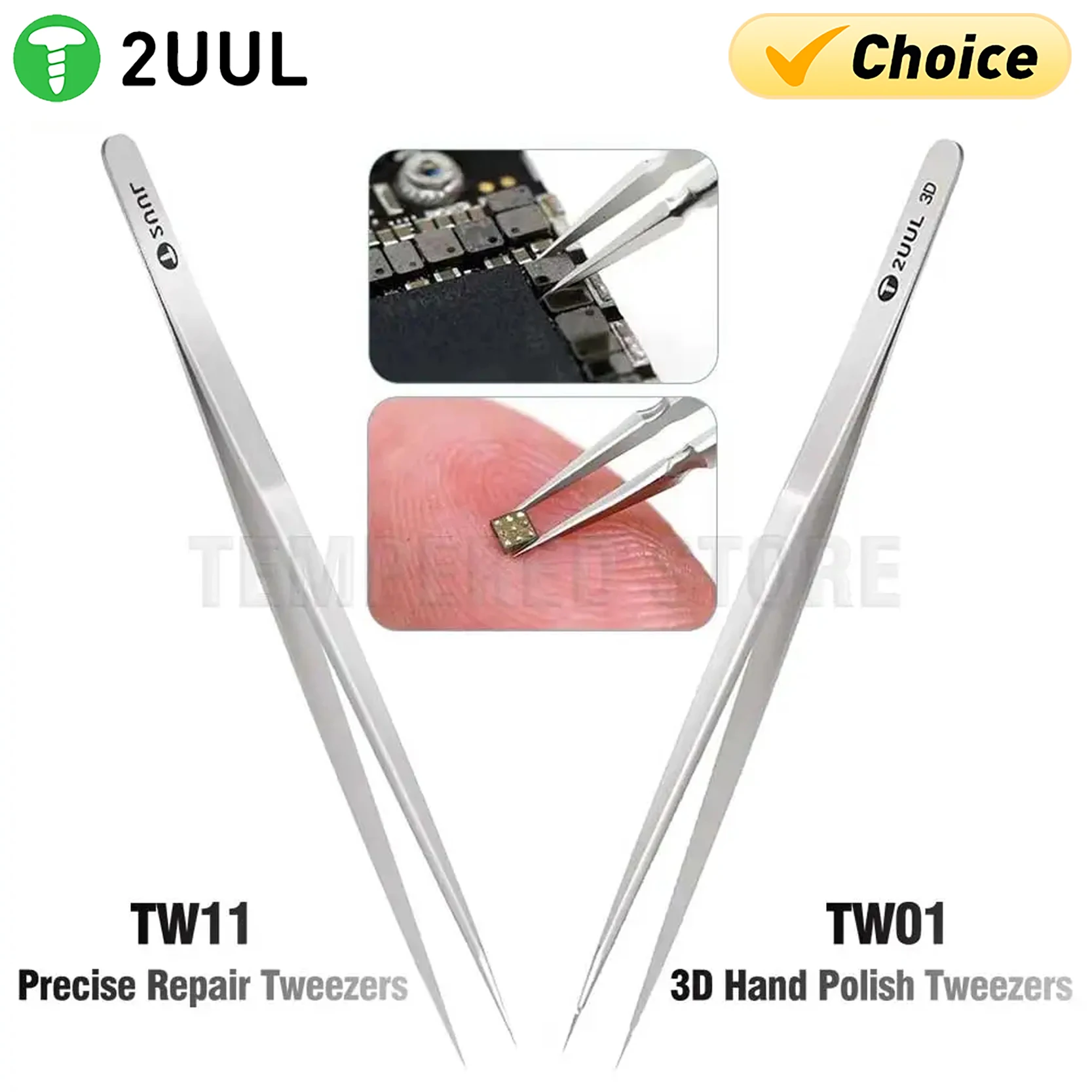 2UUL TW11 Everyday Tweezer TW01 3D for Mobile Phones Repair IC Chip ...