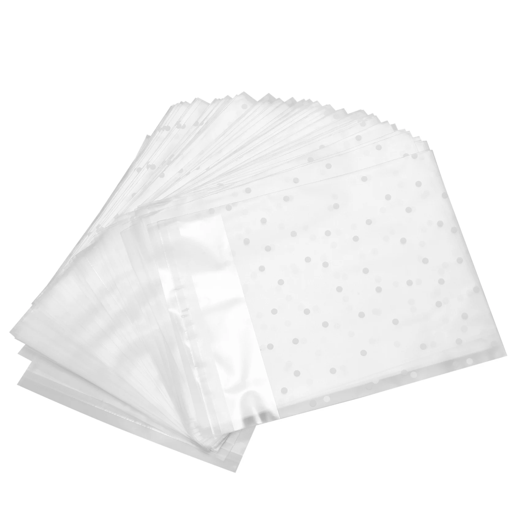 100pcs-Frosted-Cute-Dots-Plastic-Pack-Candy-Cookie-Soap-Packaging-Bags ...