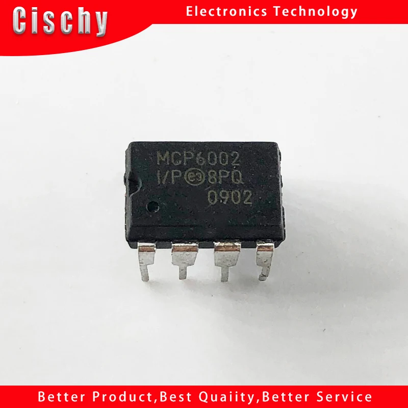 10 unids/lote MCP6002 I/P MCP6002 DIP 8 nueva garantía de calidad original en Stock|p p ...