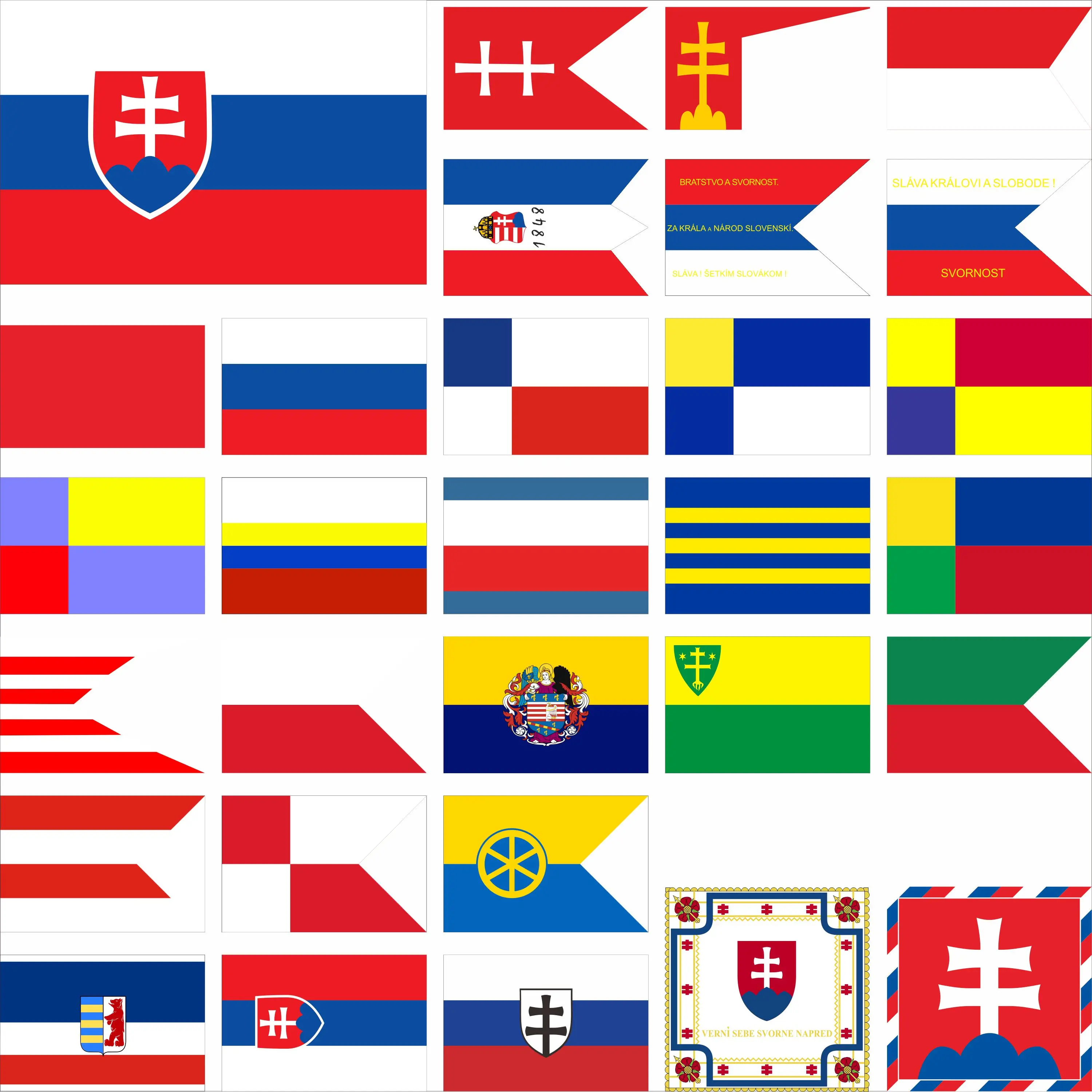Slovakia President History flag Košice and Pezinok banner 3x5ft Banská ...